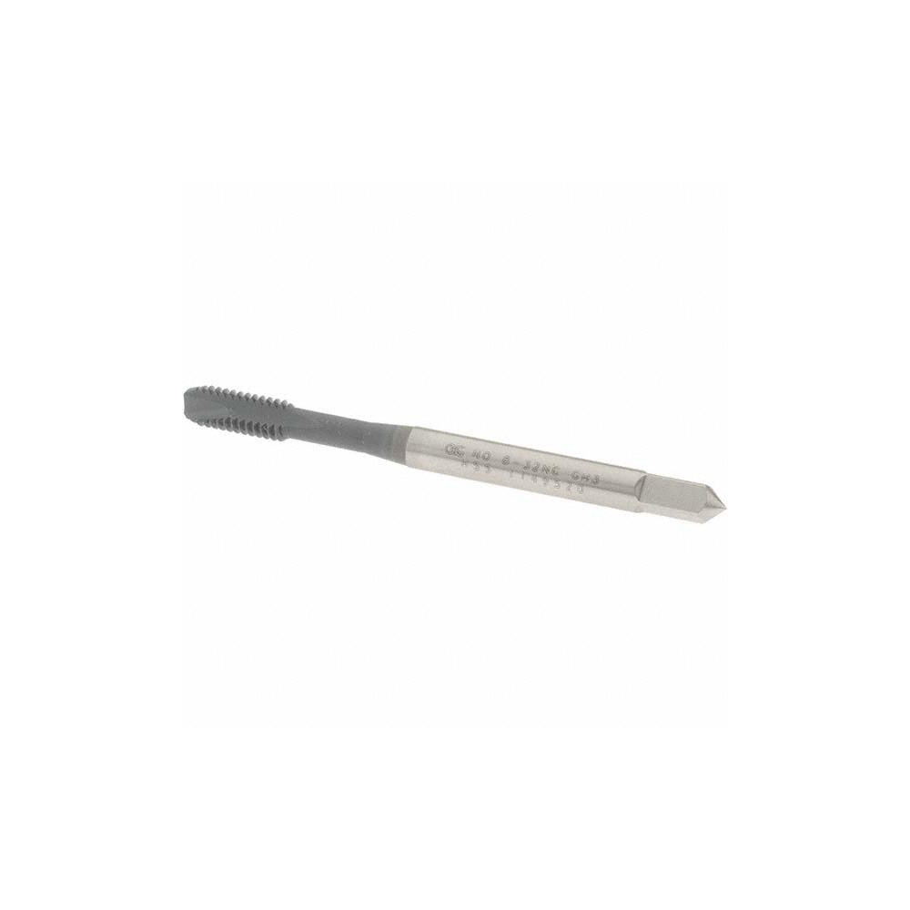 OSG - Spiral Point Tap: #8-32 UNC, 2 Flutes, Bottoming Chamfer, 2B ...