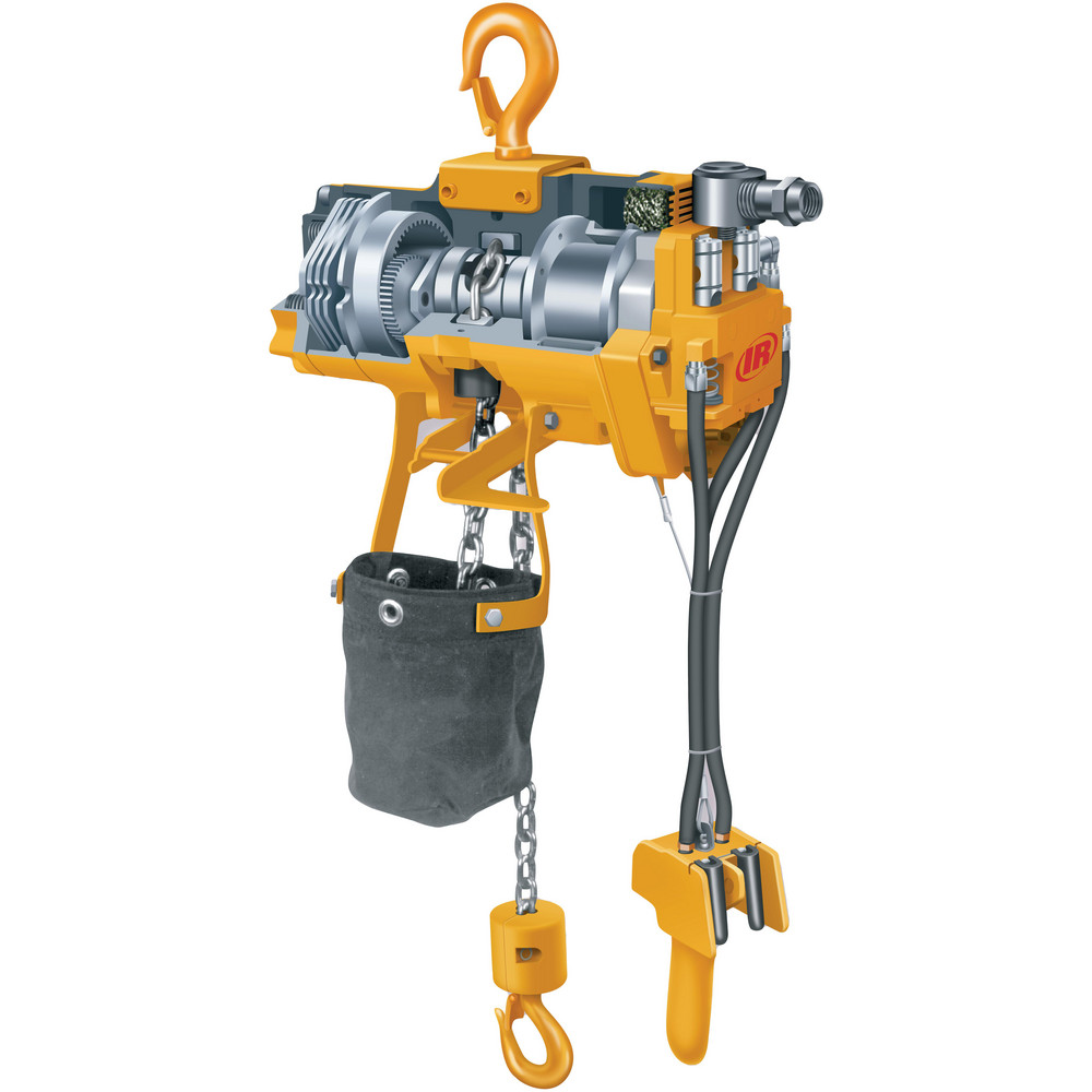 Ingersoll-Rand - Air Operated Hoists: Hoist Type: Trolley Mount; Body ...