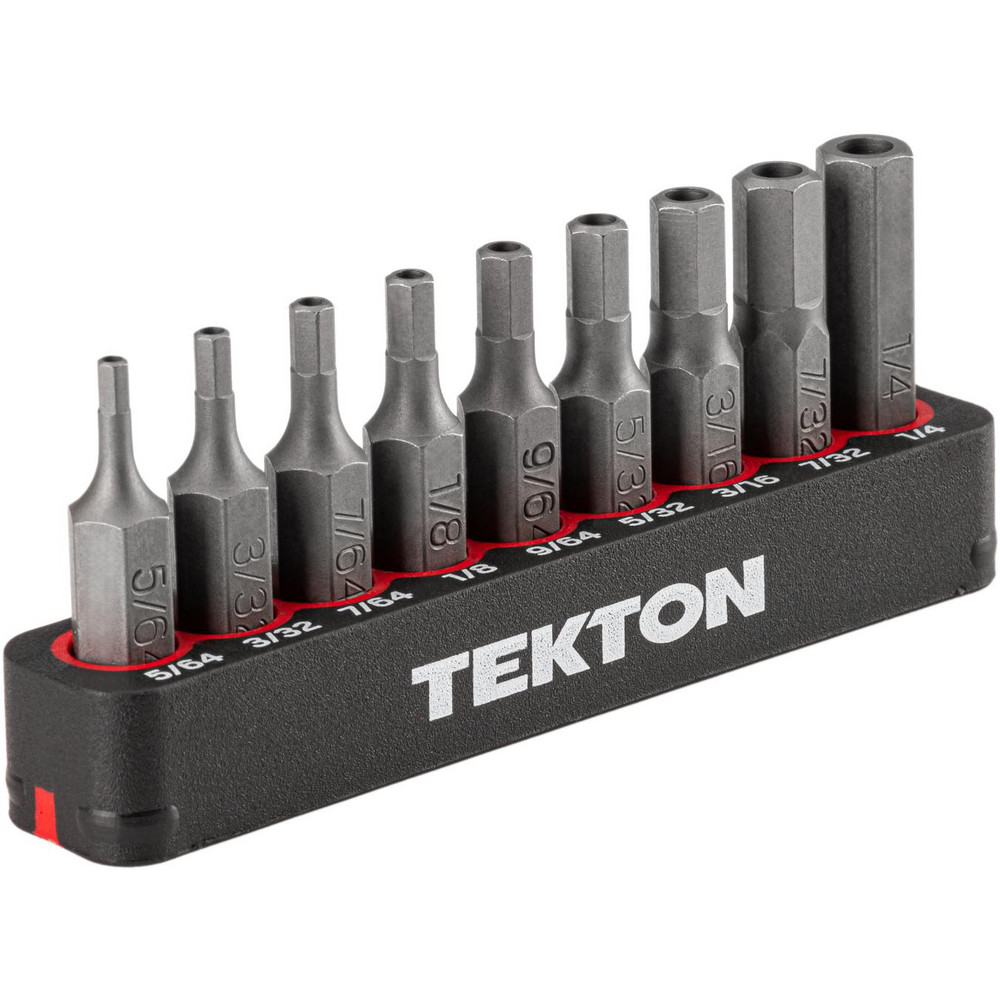Tekton - Screwdriver Bit Sets: Set Type: Security Hex; Tip Type: Hex ...