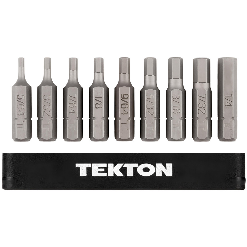 Tekton - Screwdriver Bit Sets: Set Type: Security Hex; Tip Type: Hex ...