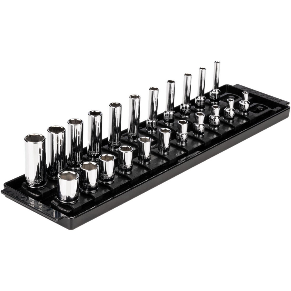 Tekton - Socket Set: 22 Pc, 1/4" Drive, 5/32 to 9/16" | MSC Direct