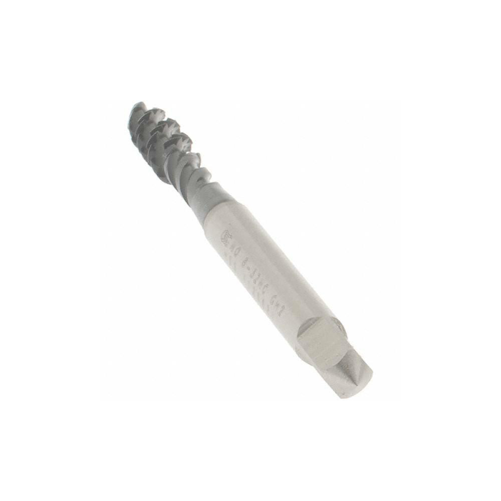 OSG - Spiral Flute Tap: #8-32, UNC, 3 Flute, Plug Chamfer, 3B Class of Fit, High-Speed Steel ...