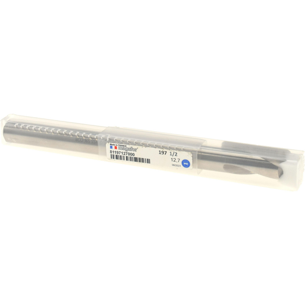 Magafor - Spotting Drill: 1/2" Dia, 90 deg, 6-3/4" OAL, Cobalt M-35 ...