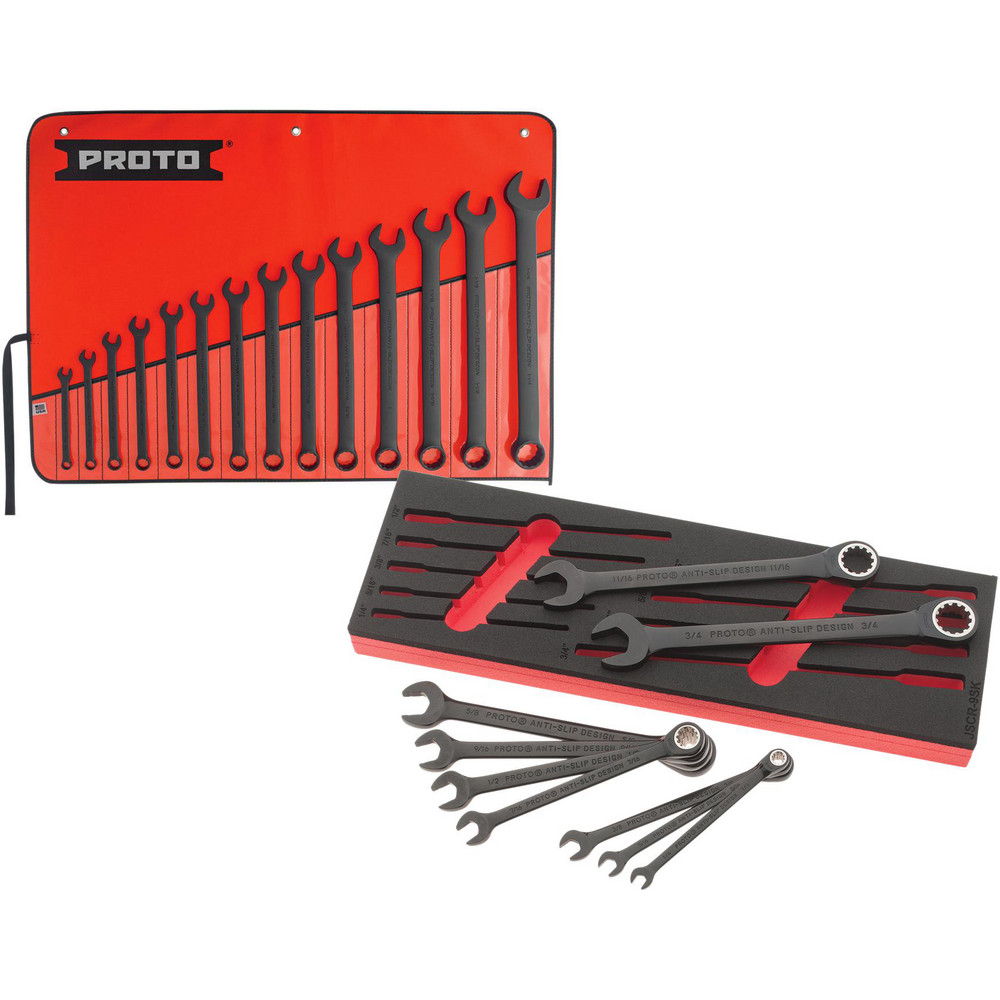 Proto - Combination Wrench Set: 23 Pc, Inch | MSC Direct