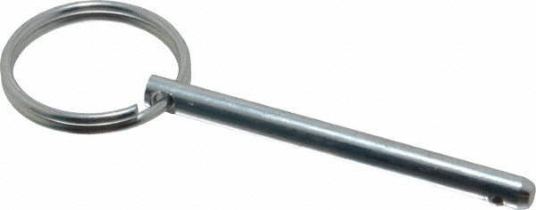 Gibraltar - 3/16" Pin Diam, 2" Long, Zinc Plated Steel Ball Lock Hitch ...