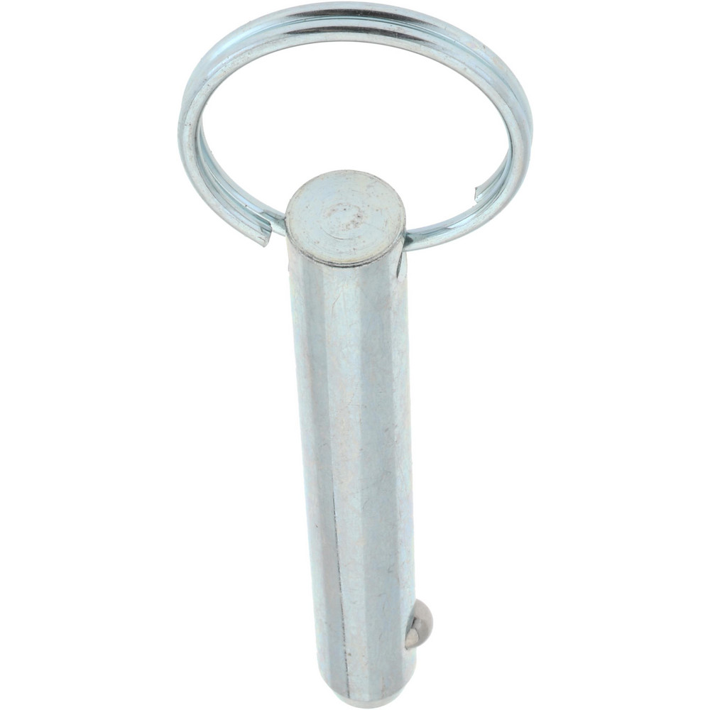 Gibraltar - 3/8" Pin Dia, 2-1/2" Long, Zinc Plated Steel Ball Lock ...