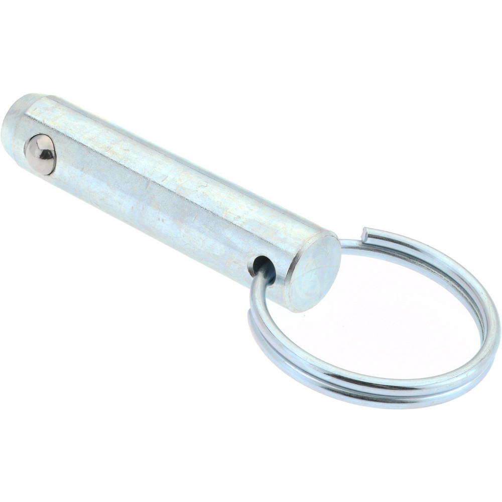 Gibraltar - 1/2" Pin Dia, 2" Long, Zinc Plated Steel Ball Lock Hitch ...