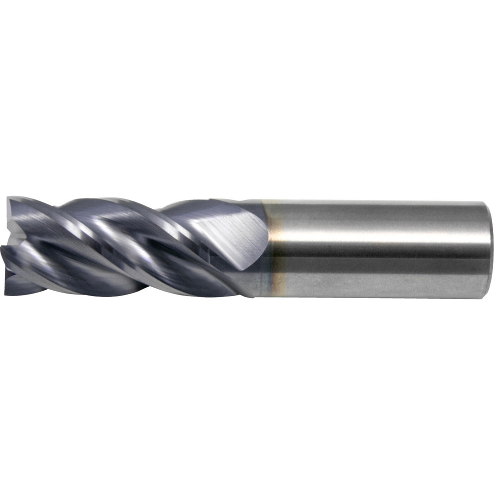 Cleveland - Corner Radius End Mill: 3/4" Dia, 1-1/2" LOC, 0.25 mm Radius, 4 Flute, Solid Carbide ...