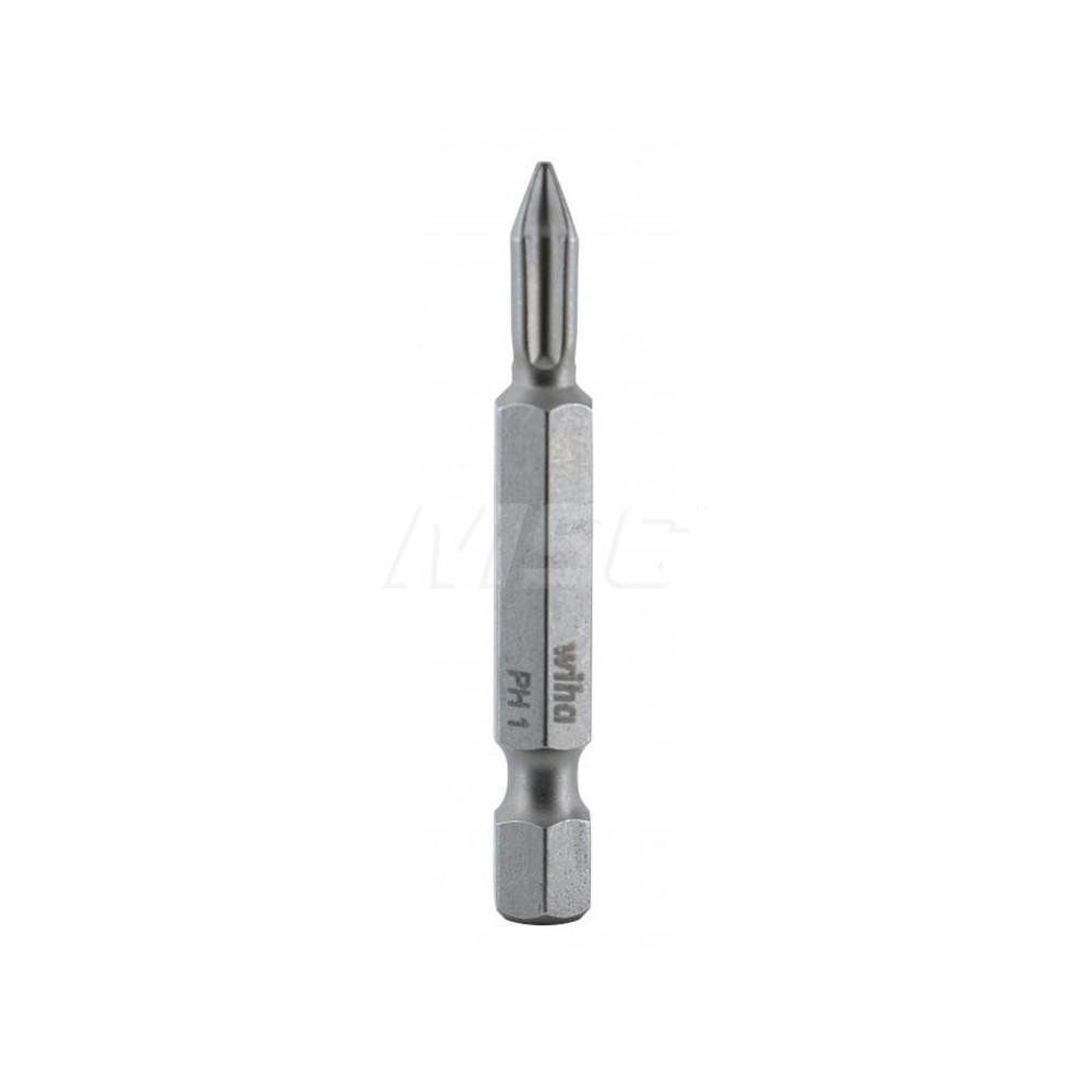 Wiha - Power Screwdriver Bit: #1 Phillips, #1 Speciality Point Size ...