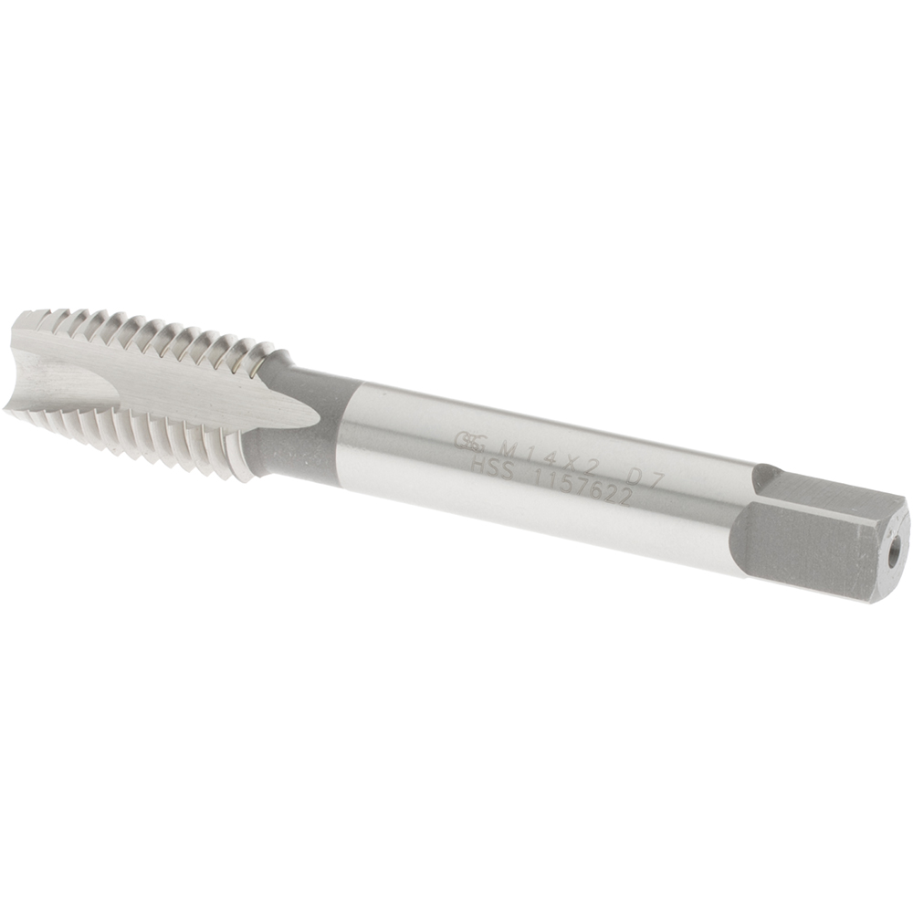 OSG - Spiral Point Tap: M14x2 Metric, 3 Flutes, Plug Chamfer, 6H Class ...
