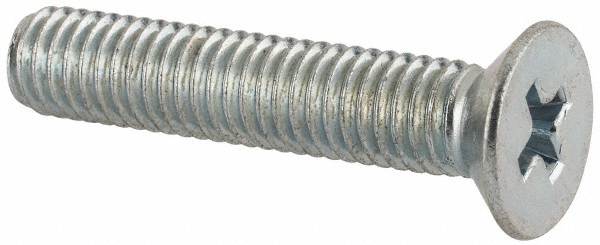 Value Collection - Machine Screw: M5x0.8, 25.00 mm Overall Length, Flat ...