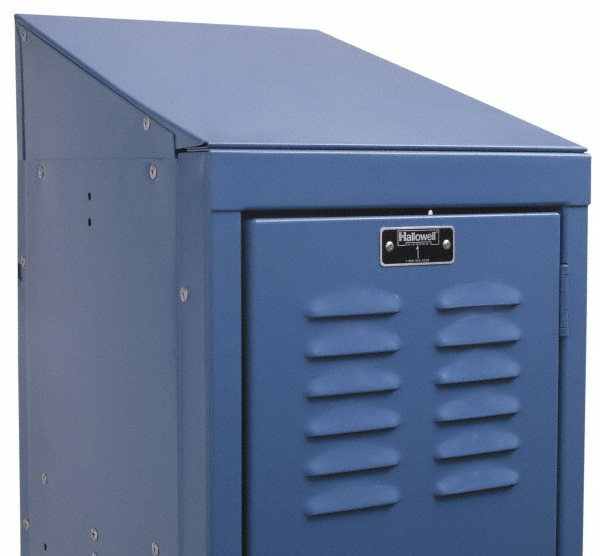 Hallowell - 12" Wide x 6" High x 18" Deep, Locker Slope Top | MSC Direct