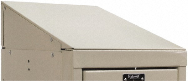 Hallowell - 12" Wide x 5" High x 15" Deep, Locker Slope Top | MSC Direct
