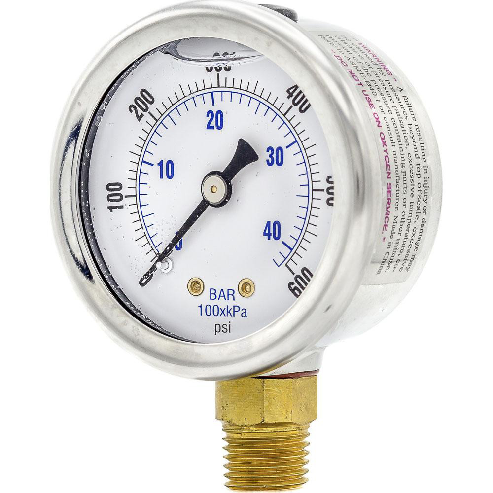 PIC Gauges - Pressure Gauges; Gauge Type: Industrial Pressure Gauges ...
