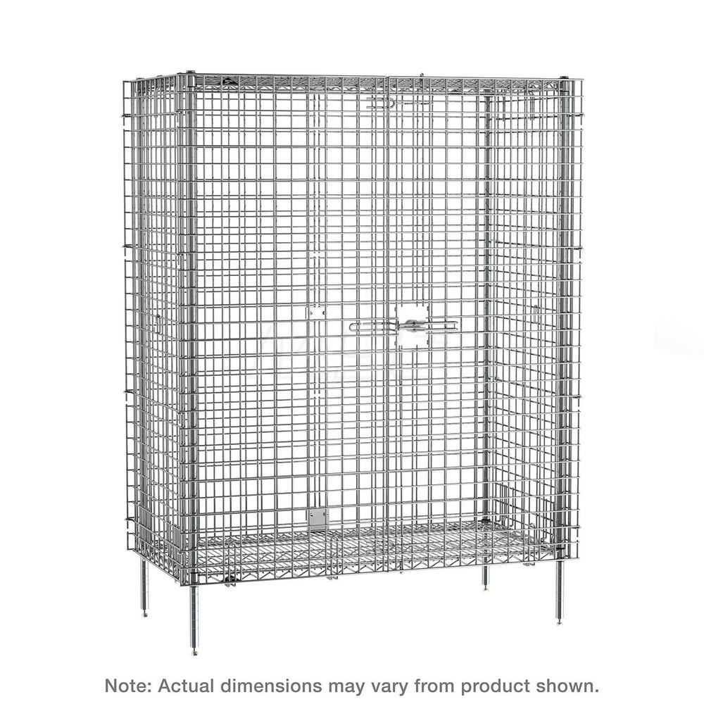Metro - Steel Security Cart: 2 Shelf | MSC Industrial Supply Co.