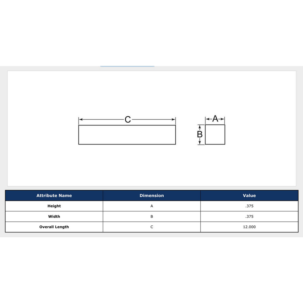 Mak-A-Key - Key Stock: Key Stock Type: Oversized; Material: Carbon ...