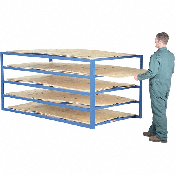 Vestil - 2,000 Lb per Shelf Capacity Horizontal Sheet Storage Rack ...