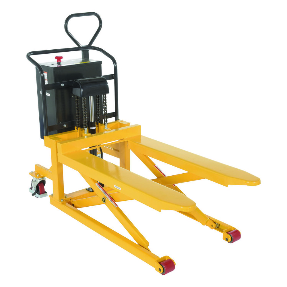 Vestil - 12V DC Lifting Table Portable High Rise Skid Lifter DC Power ...