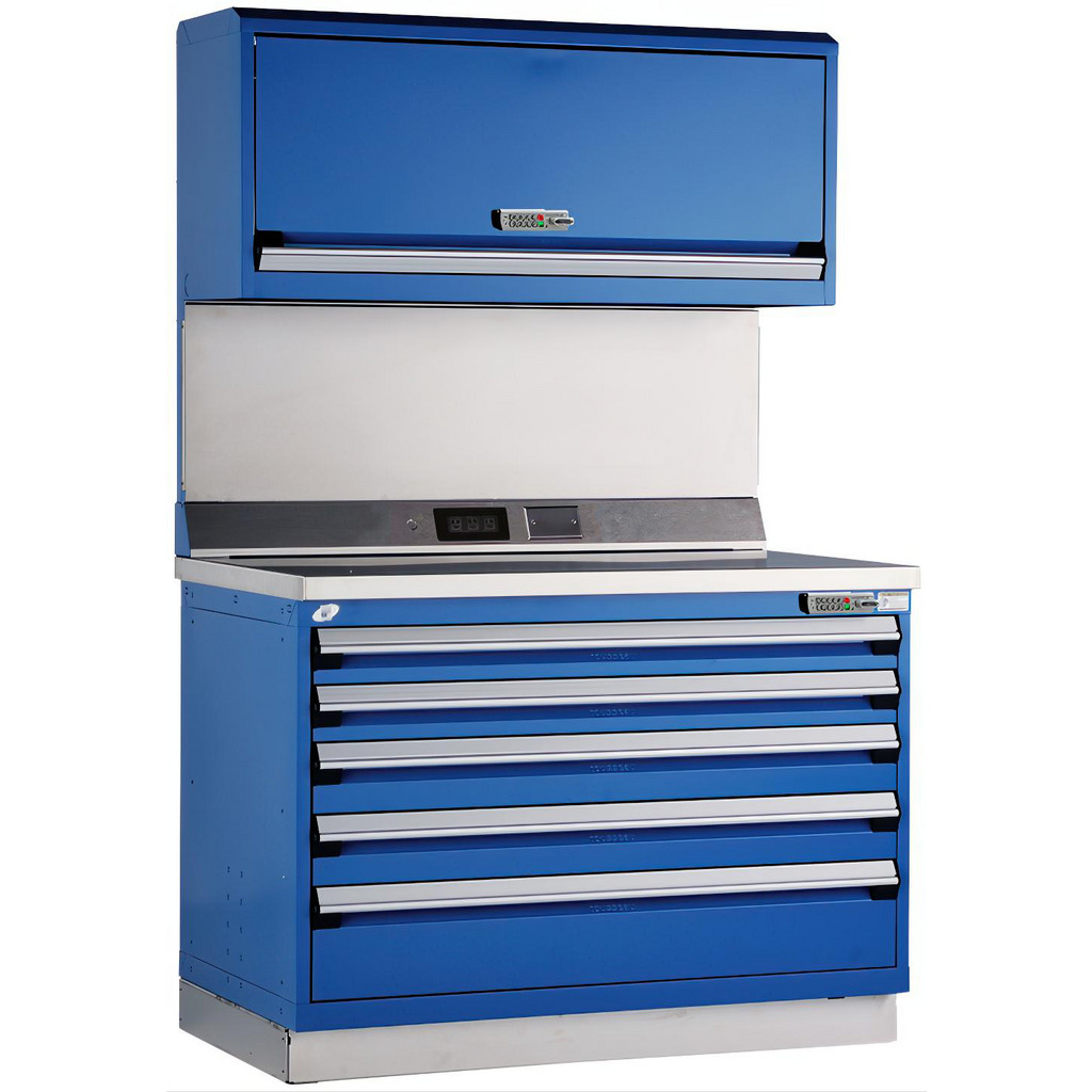 Rousseau Metal - Stationary Work Bench: 48" Wide, 30" Deep, 75-3/4 ...