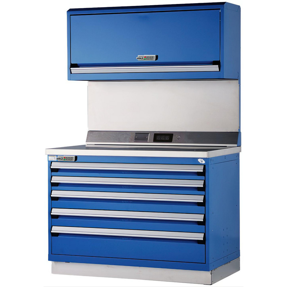 Rousseau Metal - Stationary Work Bench: 48" Wide, 30" Deep, 75-3/4 ...
