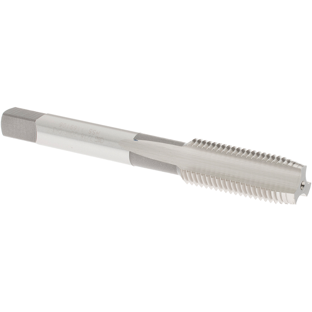 OSG - Straight Flute Tap: 7/16-20 UNF, 3 Flute, Plug Chamfer, High ...