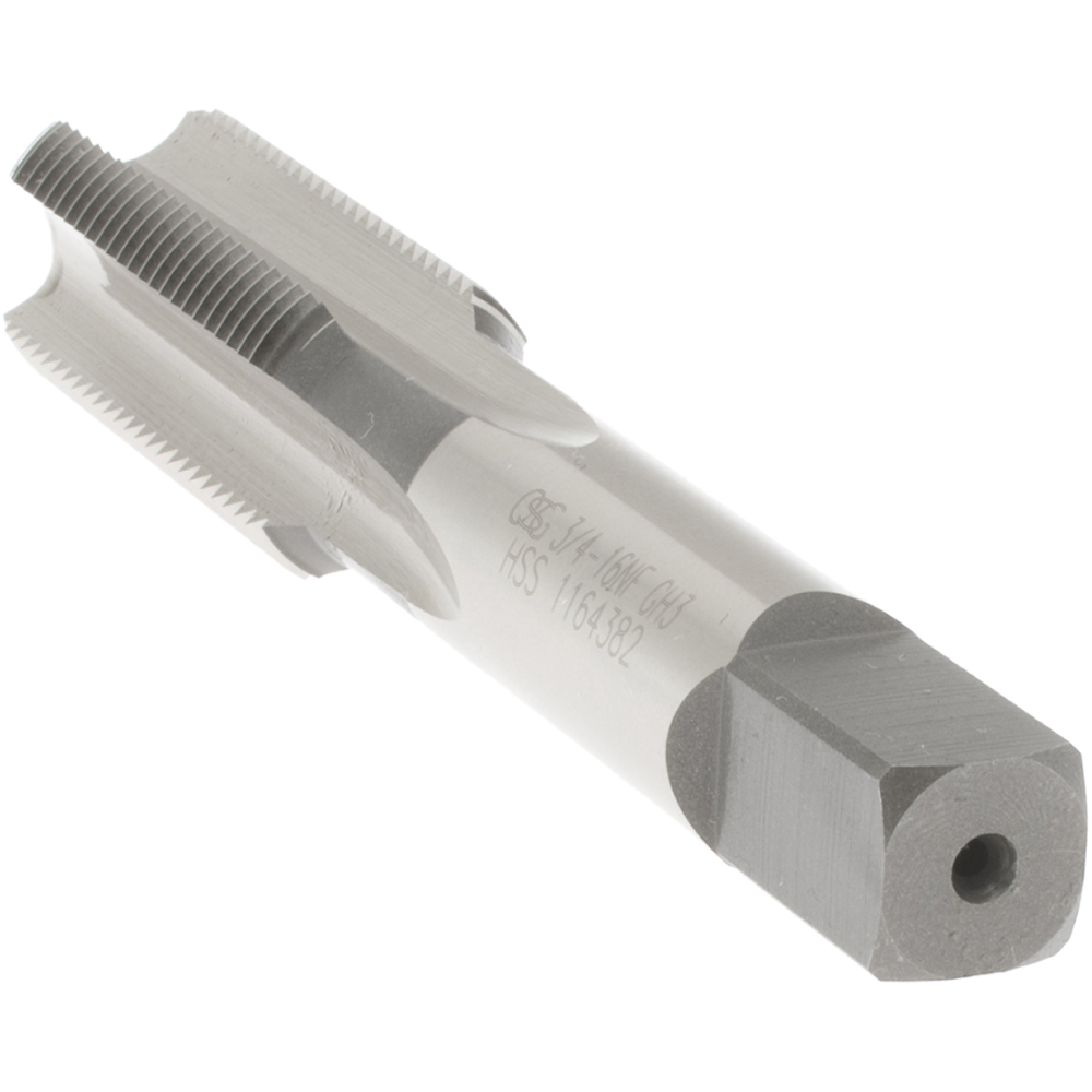 OSG - Straight Flute Tap: 3/4-16 UNF, 4 Flute, Bottoming Chamfer, 3B ...