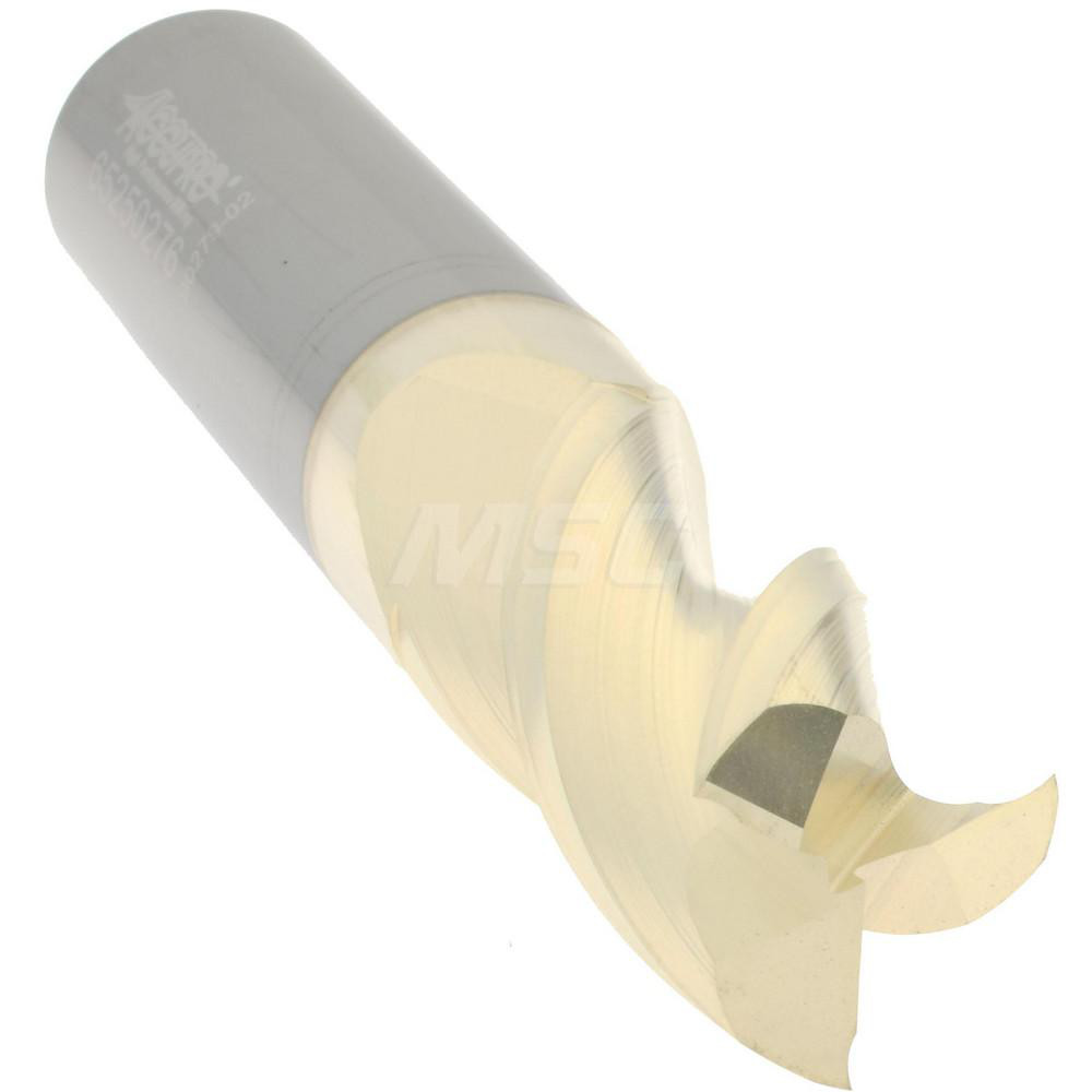 Accupro - Square End Mill: 5/8" Dia, 1-1/4" LOC, 3 Flute, Solid Carbide | MSC Direct