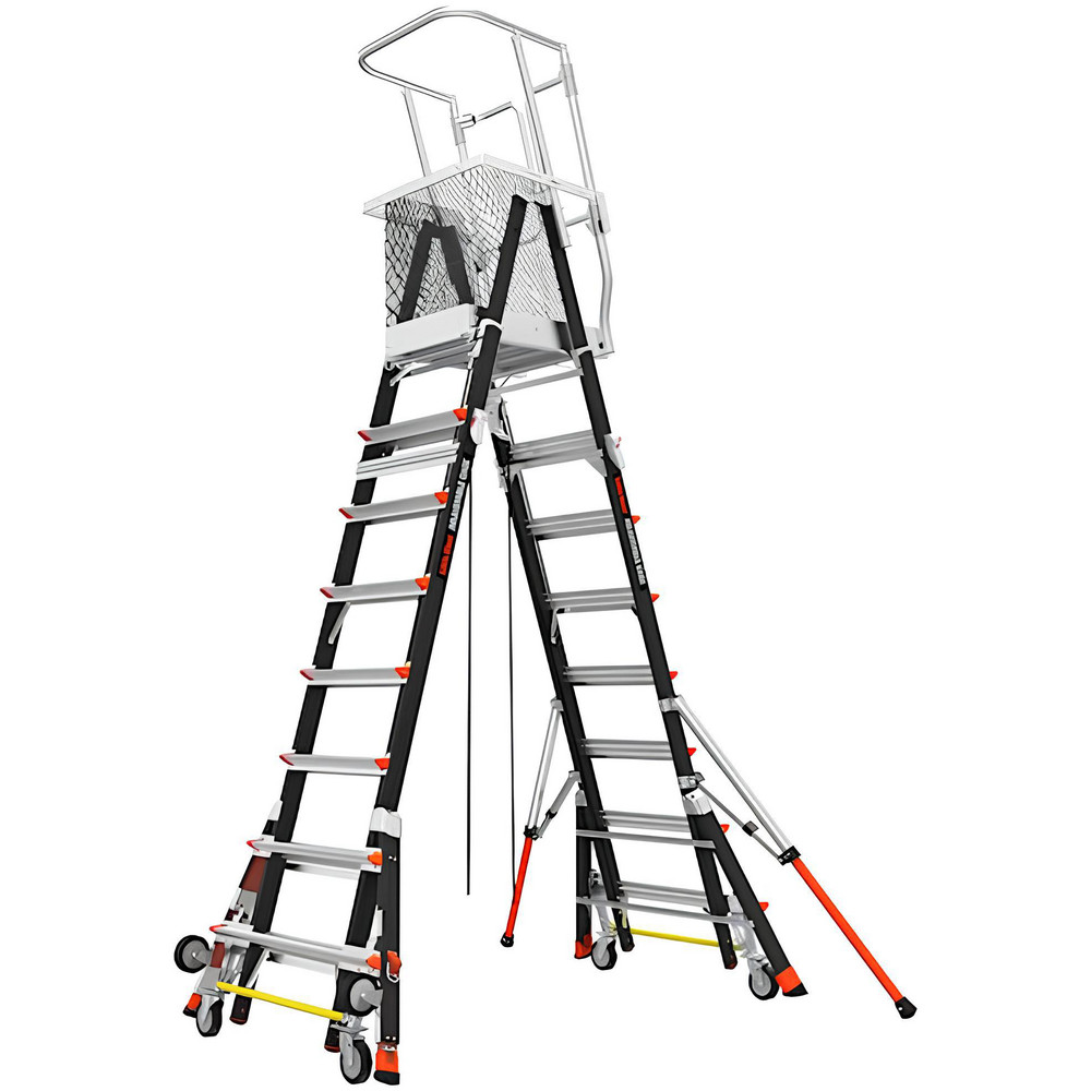 Little Giant Ladder - 14 Step Fiberglass Foldable Step Ladder: Type IAA ...
