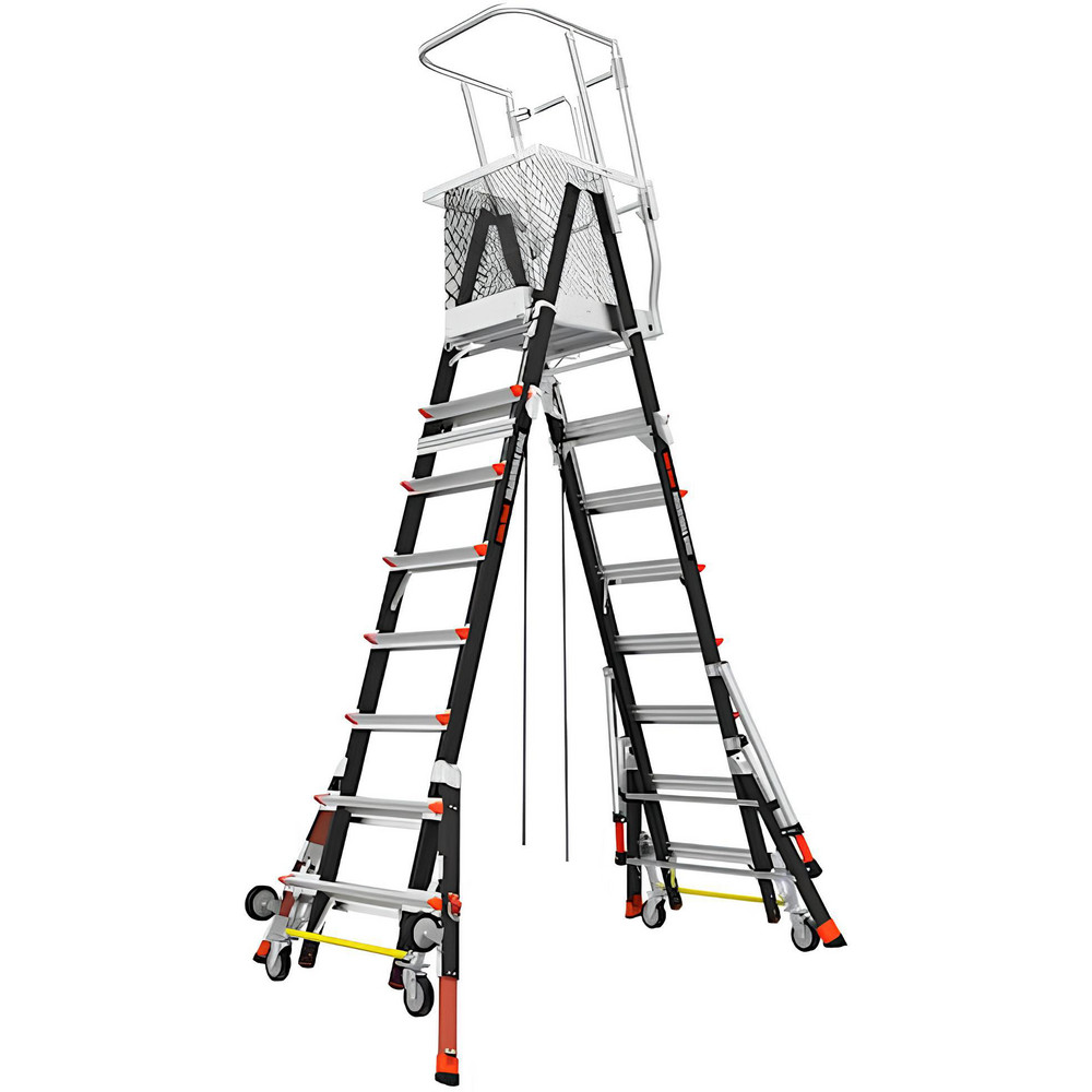 Little Giant Ladder - 14 Step Fiberglass Foldable Step Ladder: Type IAA ...