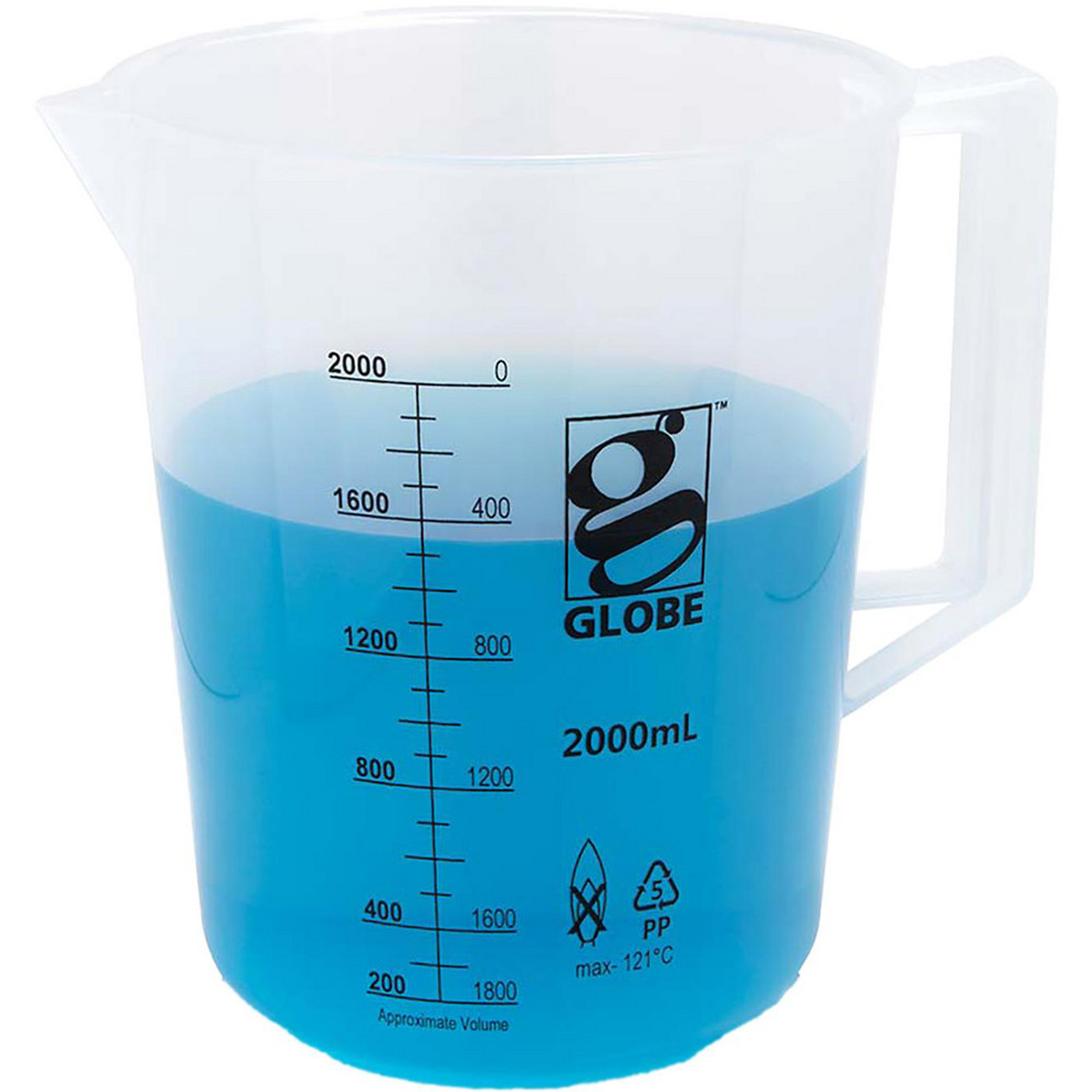 Globe Scientific - Beakers: Pitcher, Polypropylene, 2000.0 ml, 158.0000 ...