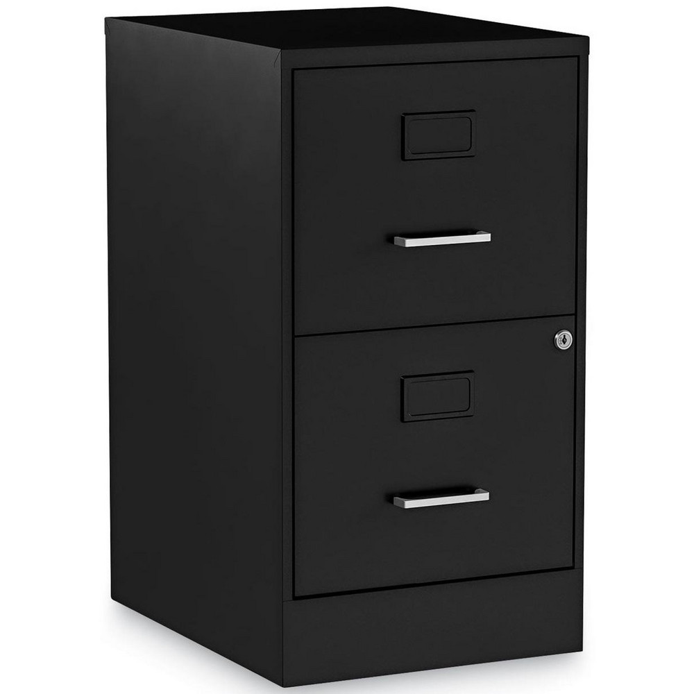 ALERA - Vertical File Cabinet: 2.000 Drawer, Steel, Black | MSC Direct