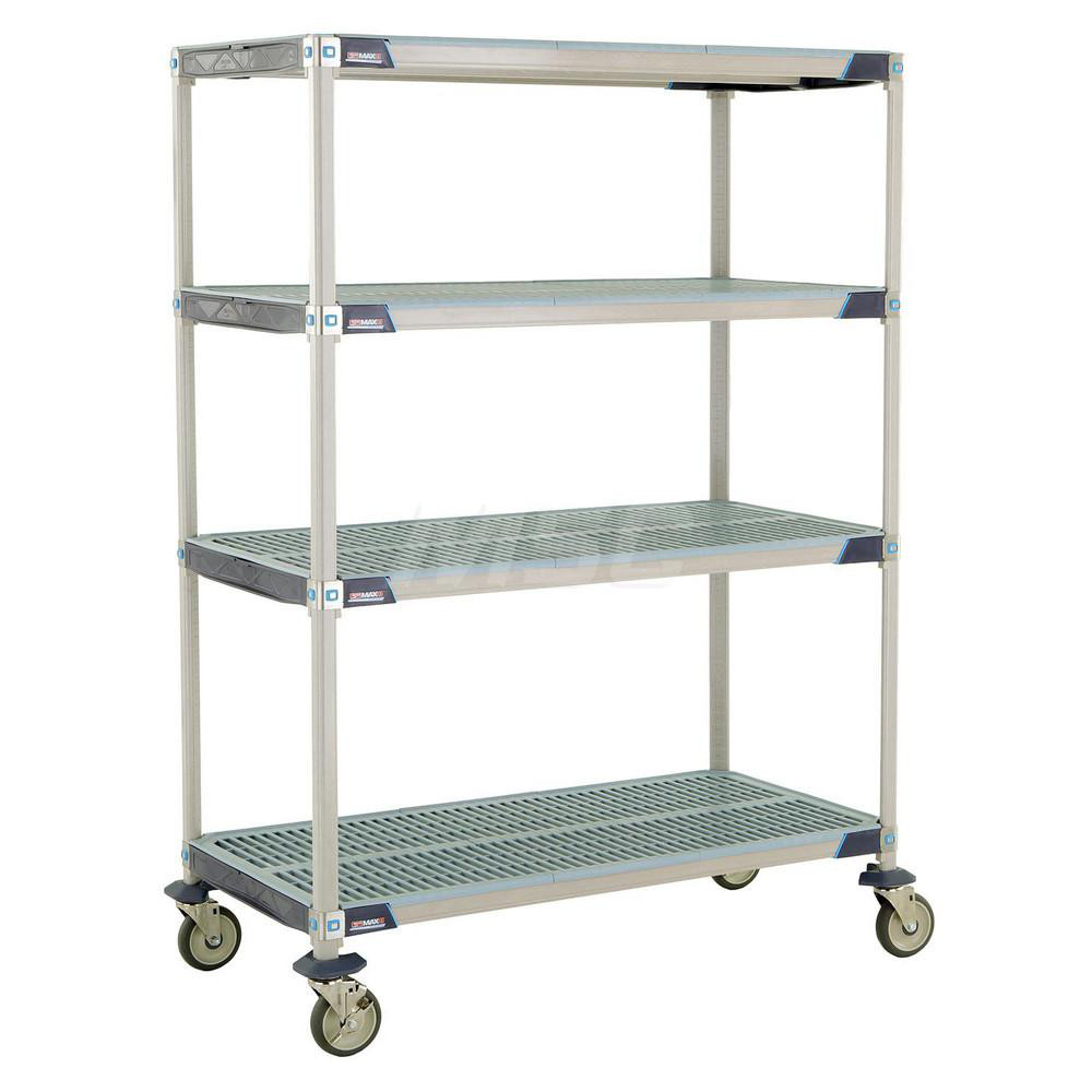Metro - Shelf Utility Cart: 49-3/4" Long, 26-5/16" Wide, Polymer & 304 ...