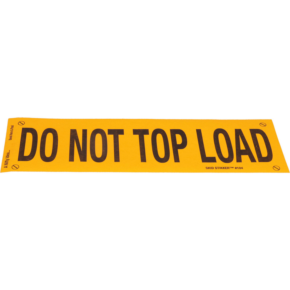 Nifty Products - Pack of 100, DO NOT TOP LOAD Shipping Labels | MSC Direct
