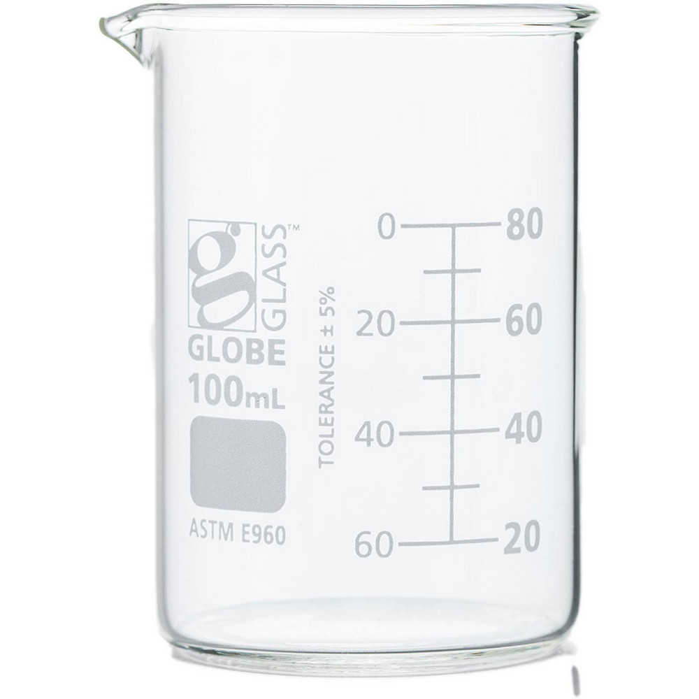 Globe Scientific - Griffin Style Graduated Beaker: 10.000 mL, Glass, 10 ...
