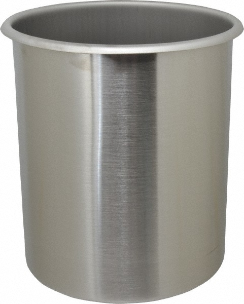 VOLLRATH - Round, Chrome Stainless Steel Food Storage Container ...