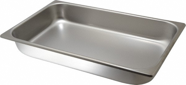 VOLLRATH - Rectangular, Chrome Stainless Steel Food Pan - 65363202 ...