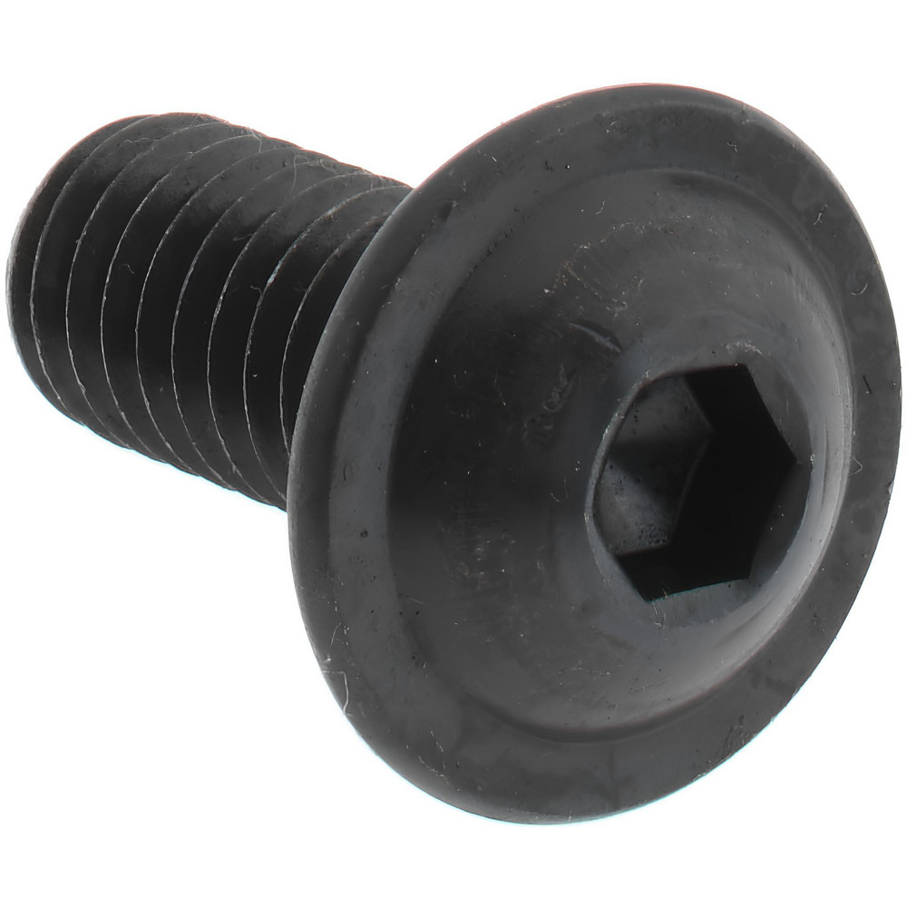 Made in USA - Button Flanged Socket Cap Screw: 5/16-18, 3/4" Length ...