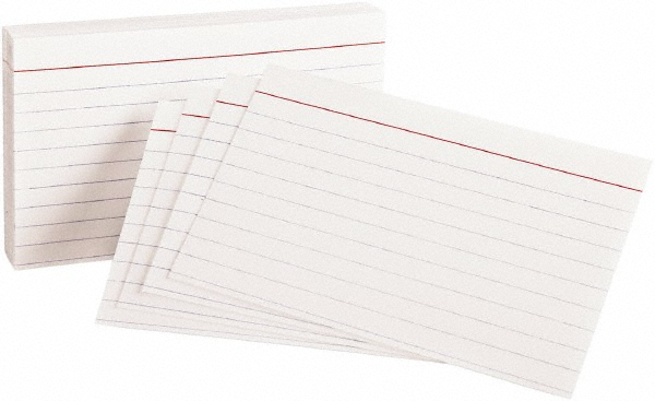 OXFORD - Pack of 100 Index Cards | MSC Direct