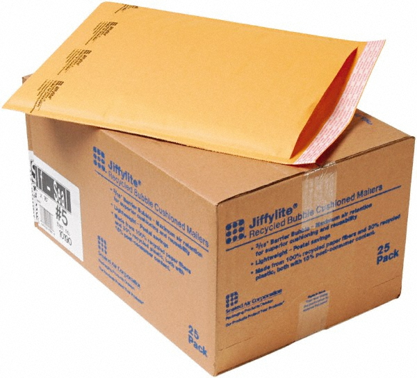 Sealed Air - Jiffylite Mailer: Self-Seal, 10" OAW, 16" OAL | MSC Direct