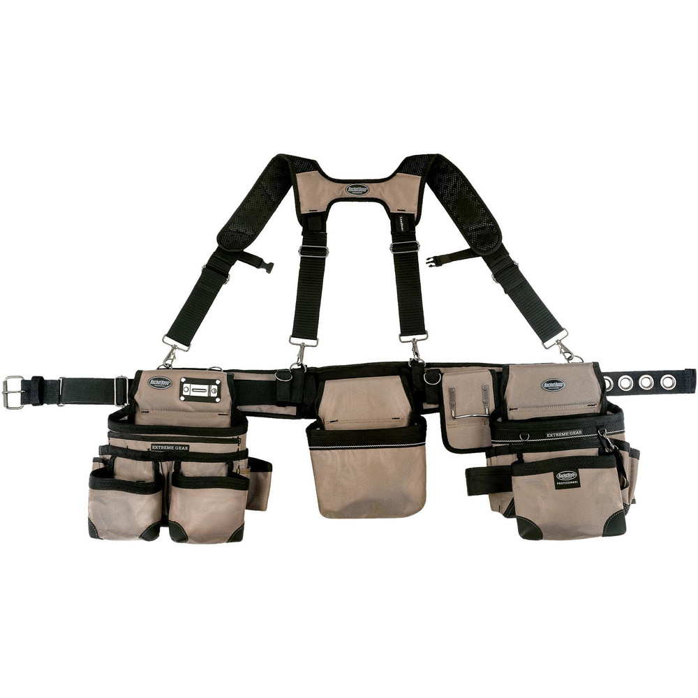 Bucket Boss - Tool Aprons & Belts: Tool Type: Tool Belt; Minimum Waist ...