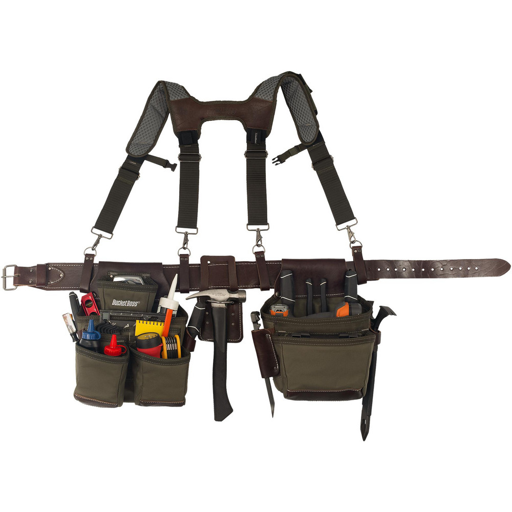 Bucket Boss - Tool Aprons & Belts: Tool Type: Tool Belt; Minimum Waist ...