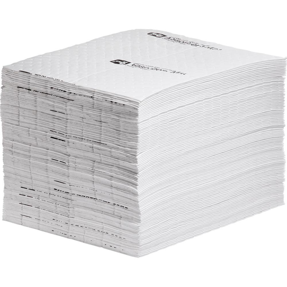 New Pig - Sorbent Pad: For Oil Only, Heavy Weight, 20" Long, 16" Wide ...