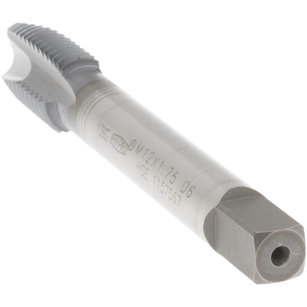 OSG - Spiral Point Tap: M12x1.75 Metric, 3 Flutes, Plug Chamfer, 6H ...