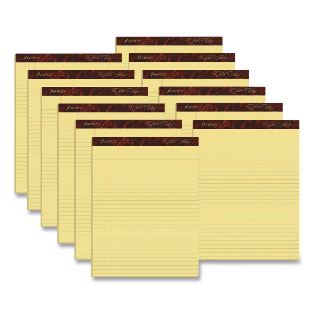 AMPAD - General Purpose Pads: 50 Sheets, 8.5 x 11.75" Sheet, Wide/Legal ...