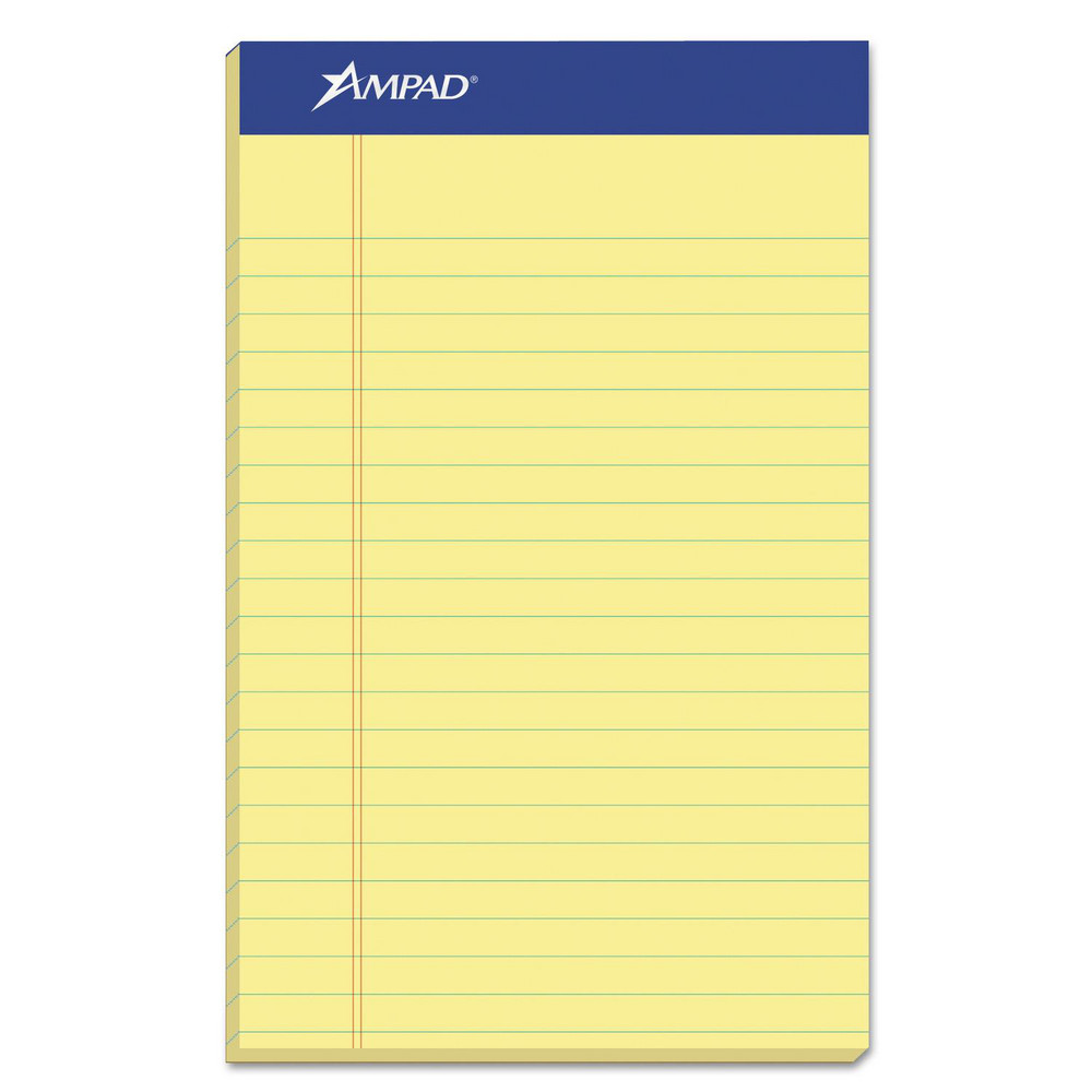 AMPAD - General Purpose Pads: 50 Sheets, 5 x 8" Sheet, Narrow Ruled ...