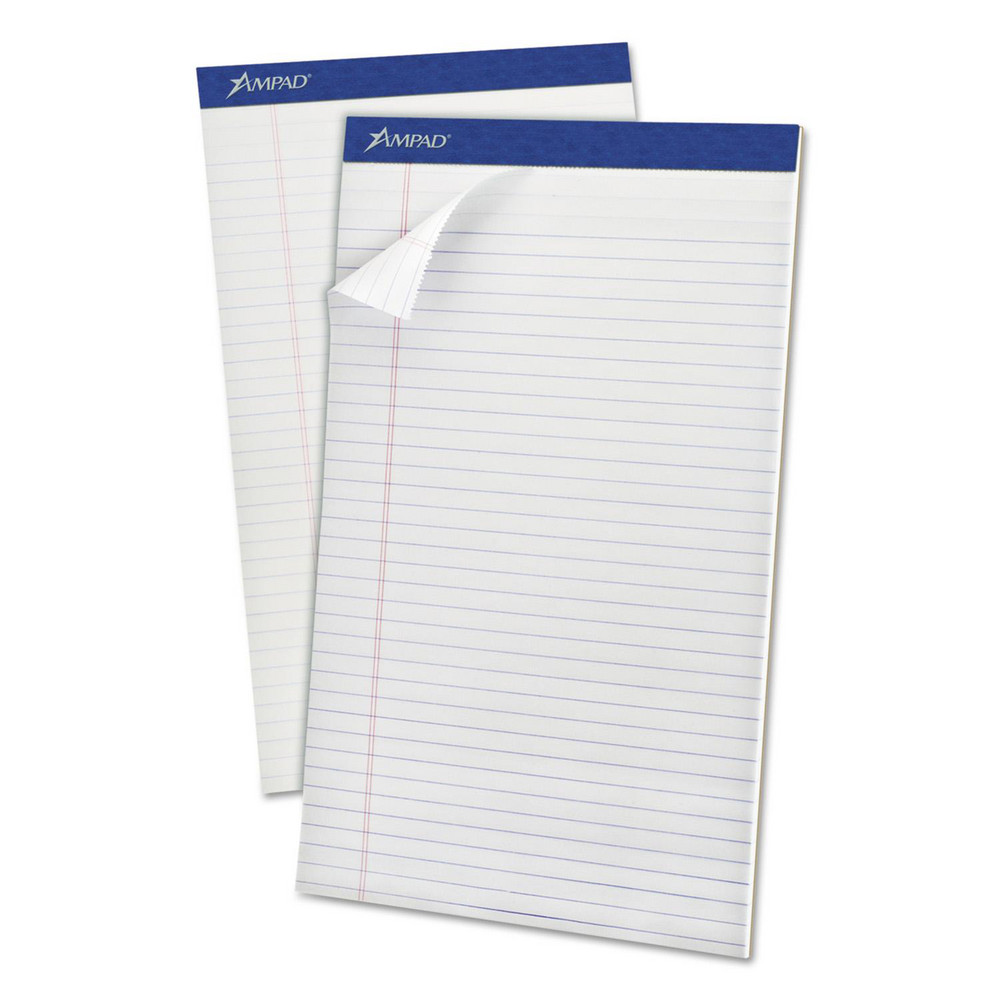 AMPAD - General Purpose Pads: 50 Sheets, 8.5 x 14" Sheet, Wide/Legal ...