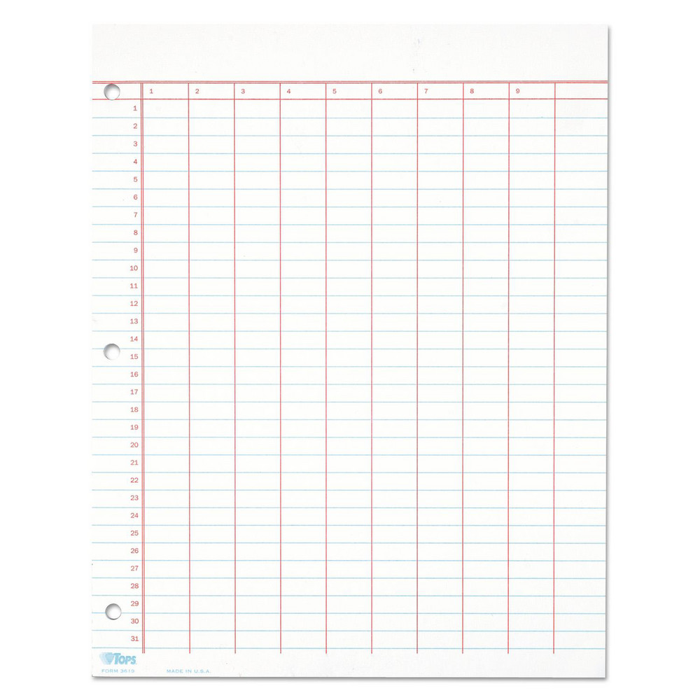 TOPS - Data & Lab Pads: 50 Sheets, 8.5 x 11" Sheet, Data/Lab-Record ...