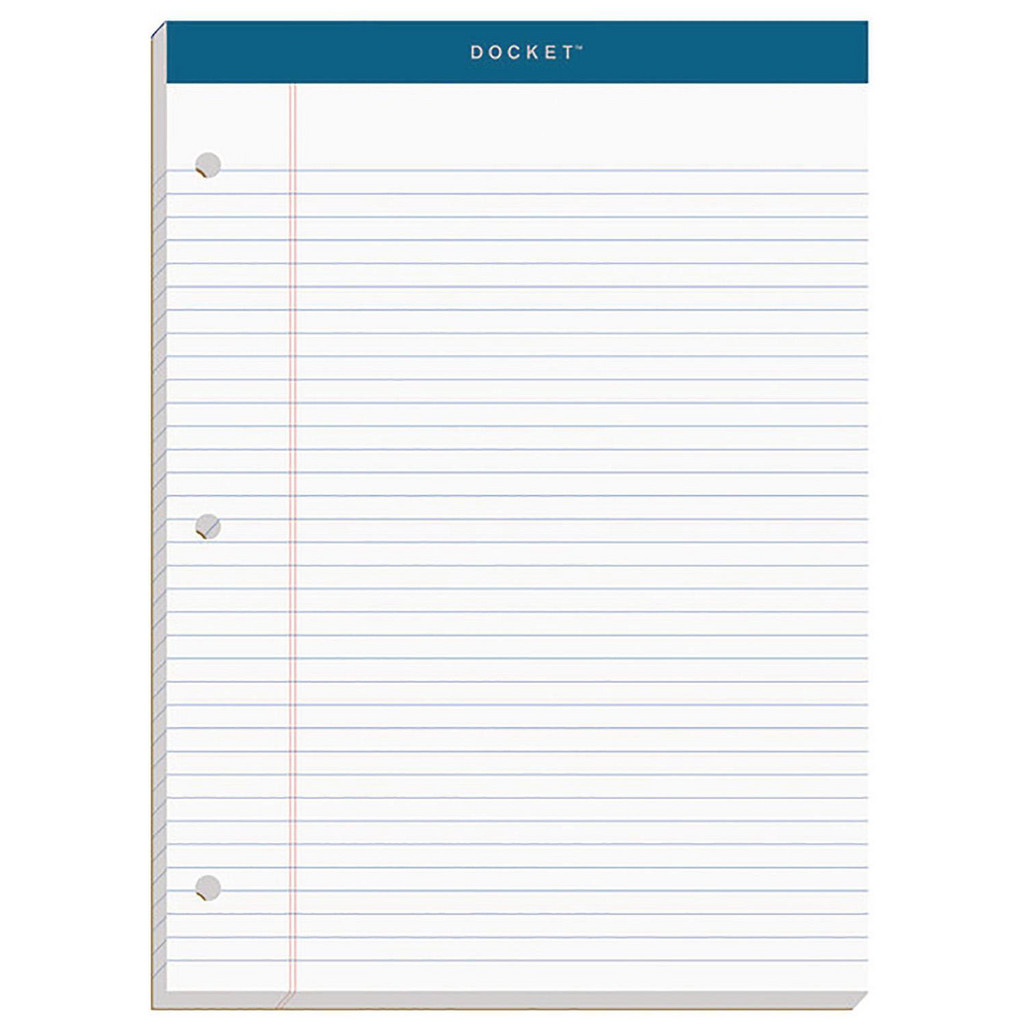 TOPS - General Purpose Pads: 100 Sheets, 8.5 x 11.75" Sheet, Medium ...