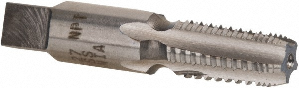 Dormer Pramet - 1/8-27 NPT, 5 Flutes, Bright Finish, High Speed Steel ...