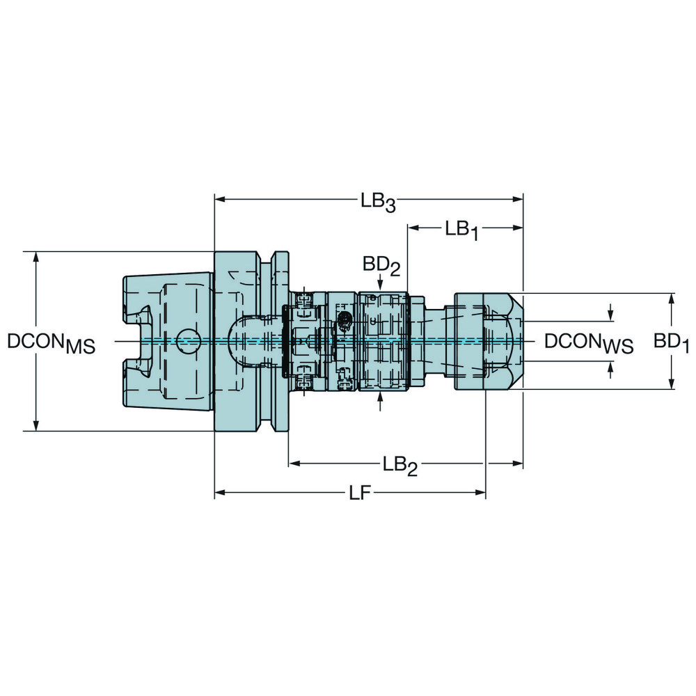 Sandvik Coromant - Tapping Chucks & Holders: Tapping Style: ER Collet ...